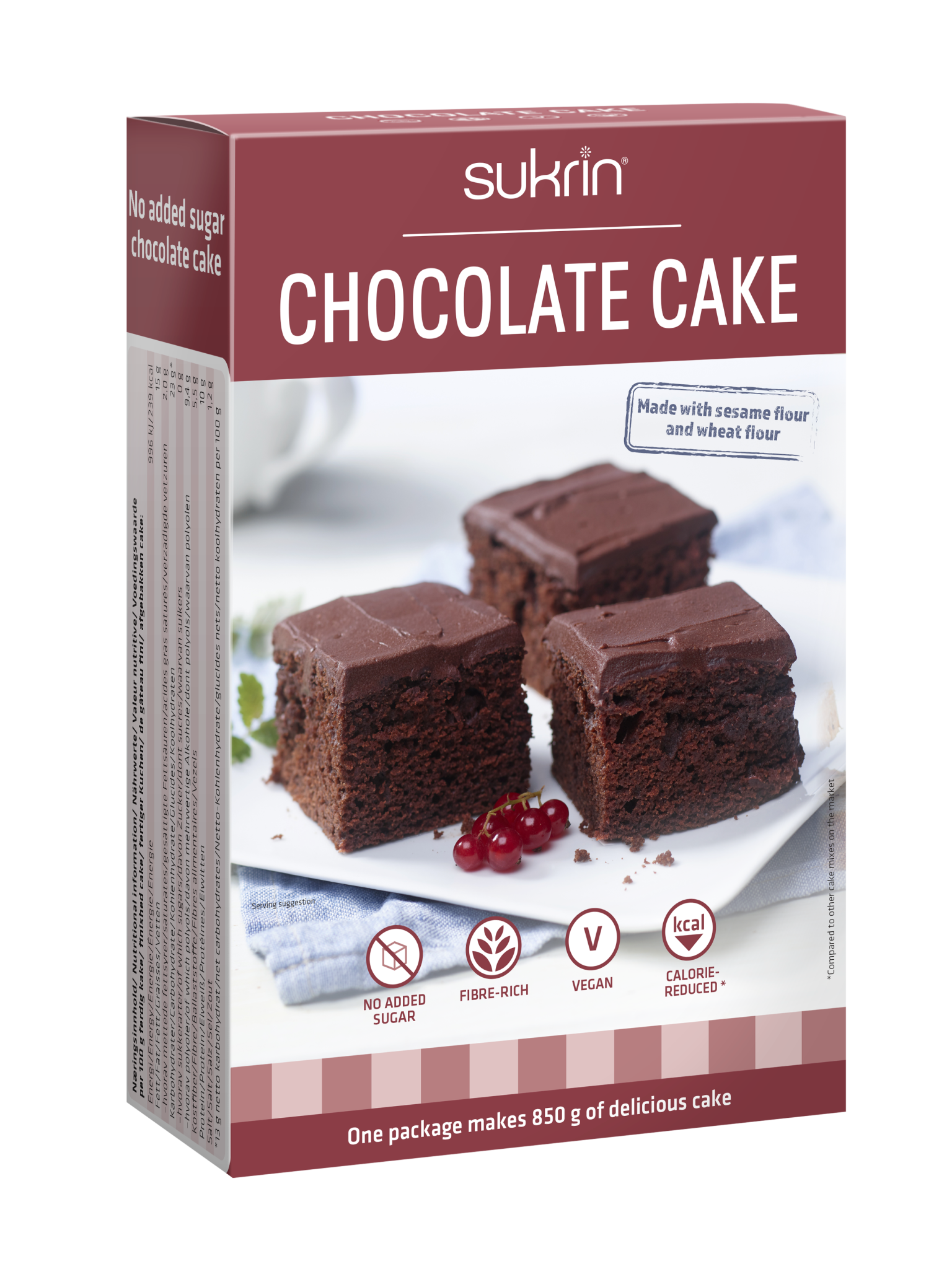 Sukrin Chocolate cake mix - delicious cake without sugar