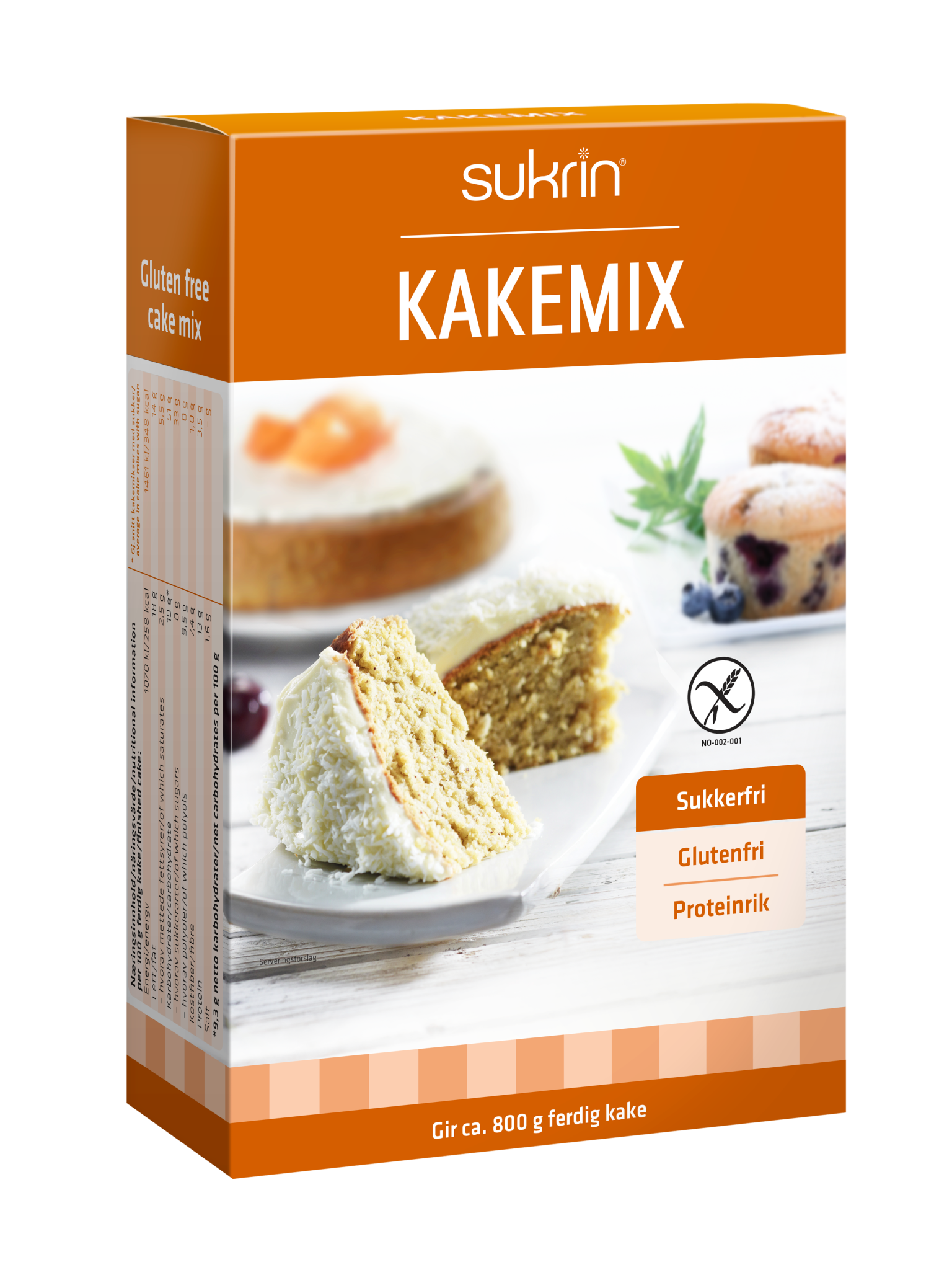 Sukrin Cake mix - sugar-free and gluten-free