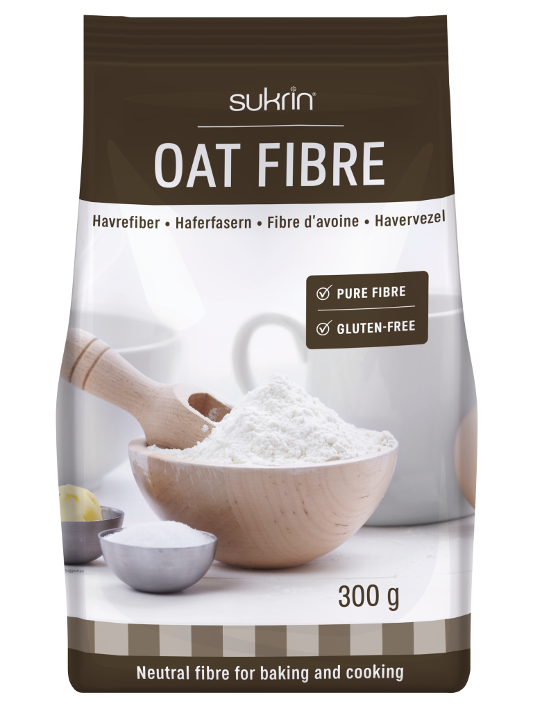 Sukrin Oat fibre - white, fine flour without carbohydrates
