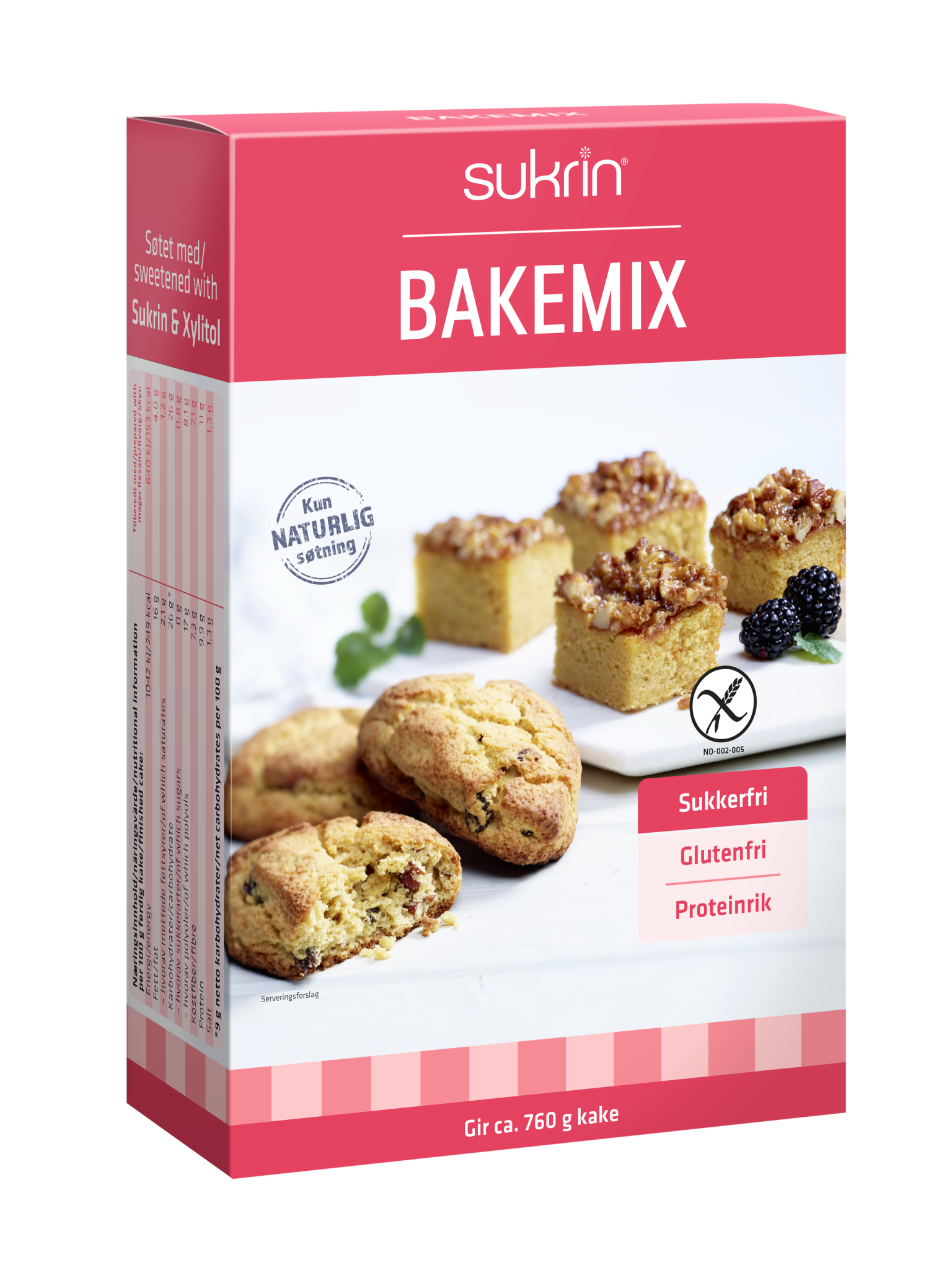 Sukrin Bakemix - glutenfri og sukkerfri, for enkel lavkarbo-bakst